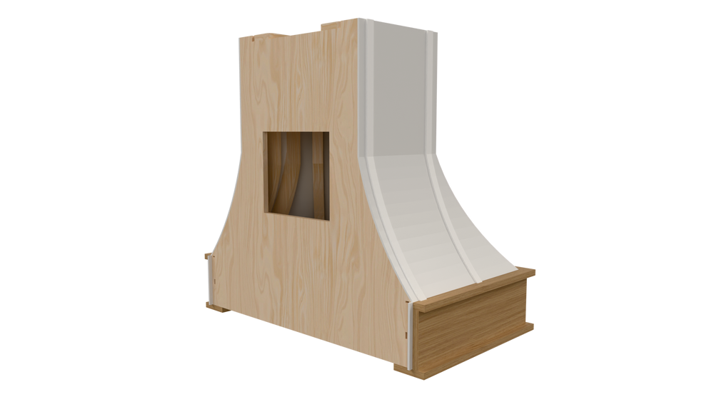 Range Hood | Compound Step Curved