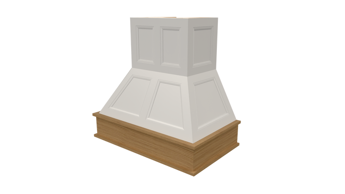 Range Hood | Compound Step Tapered - MDF Panels