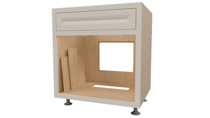 Sink Base with Cutouts